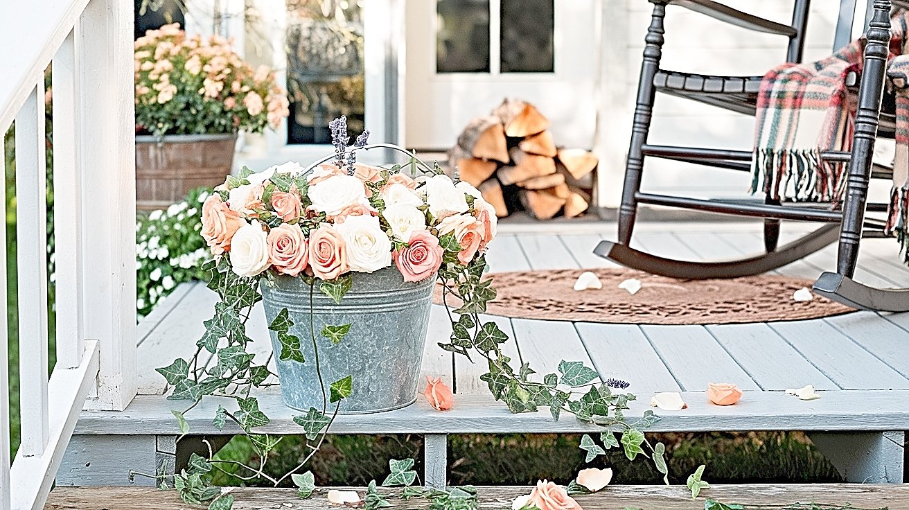 Styling Roses for Farmhouse Charm in Every Room - homeflowerdesign.com