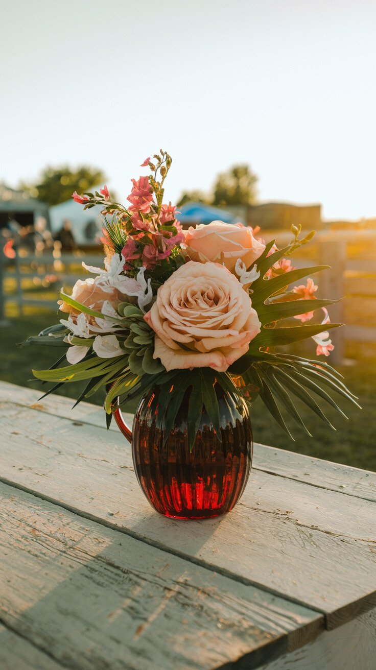 Boho-Rustic Tropical Rose Ideas for Outdoor Celebrations ...