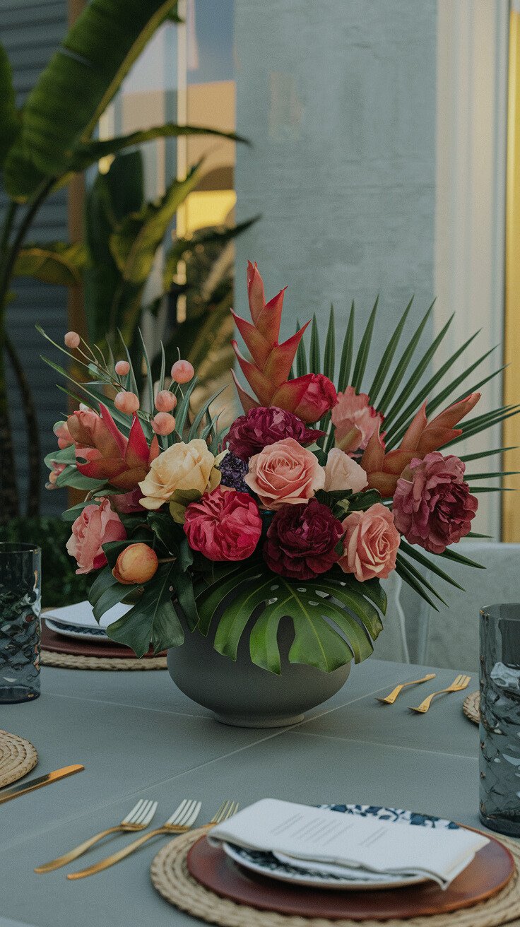 High‑Impact Tropical Rose Arrangements for Evening Parties ...